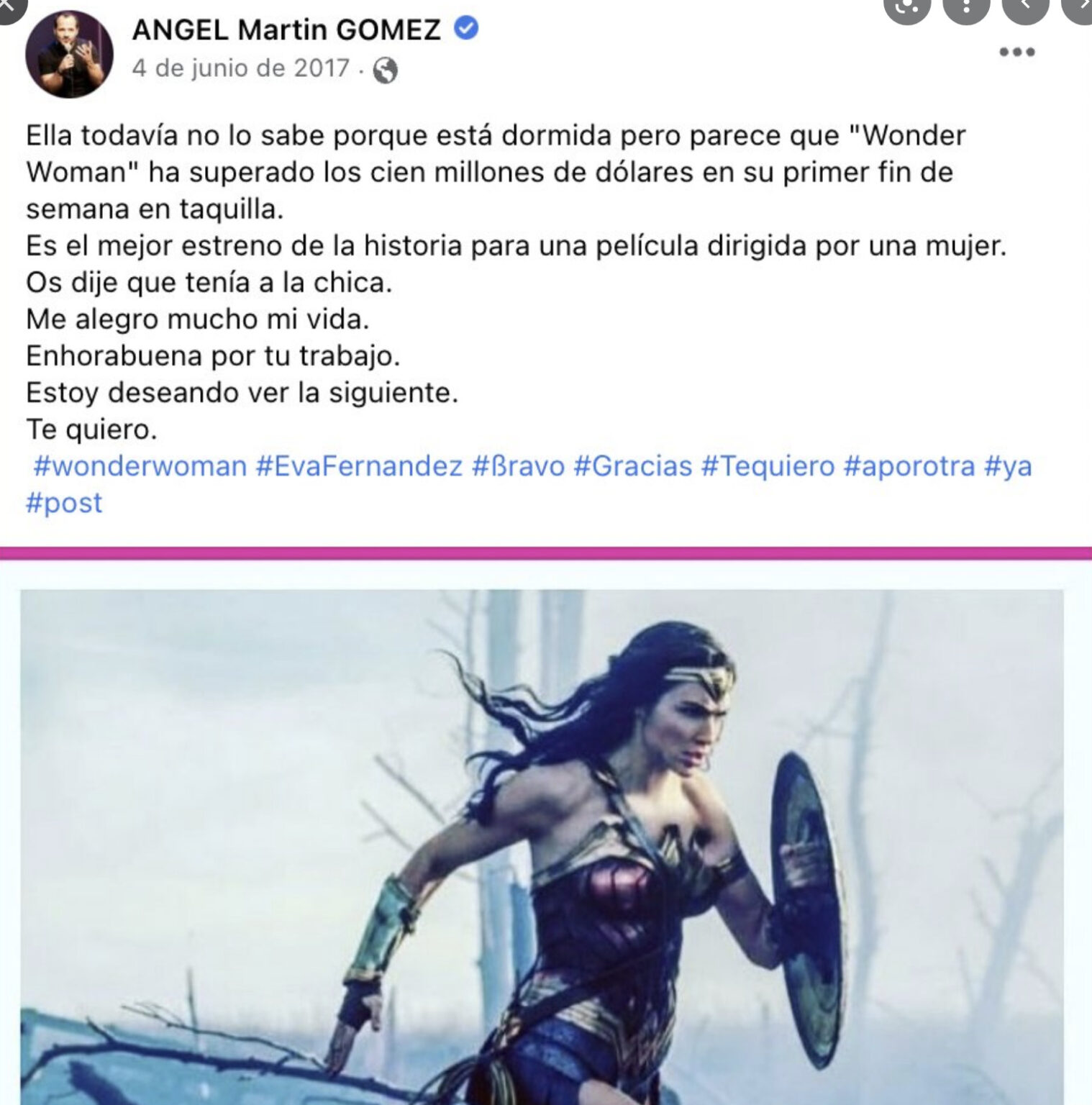 El post de Ángel Martin que hizo a su novia descubrir su brote - aMENzing